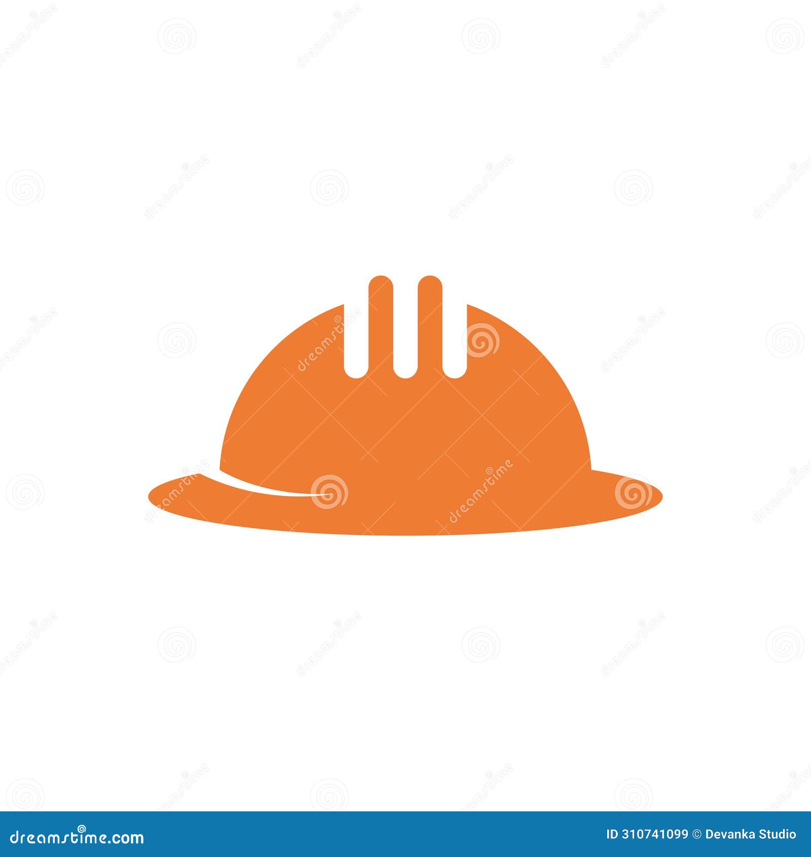 Construction worker hat stock vector. Illustration of architecture ...