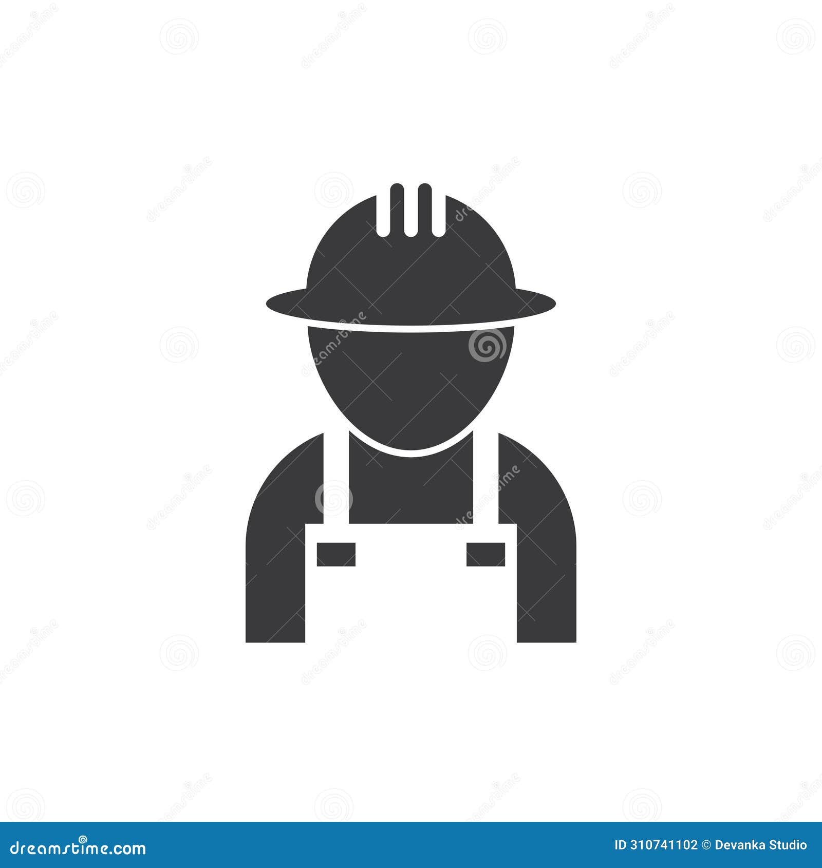 Construction worker hat stock vector. Illustration of architecture ...