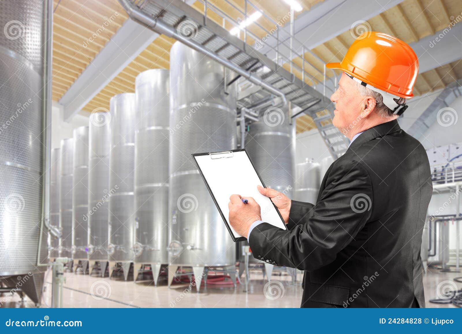 A Construction Worker with Helmet at Work Place Stock Photo - Image of ...