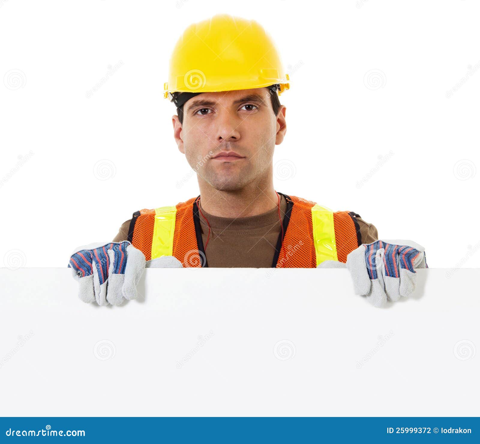Construction Worker Holding Blank Sign Stock Photo - Image of build ... Construction Worker Holding Blank Sign Stock Photo - Image of build ...