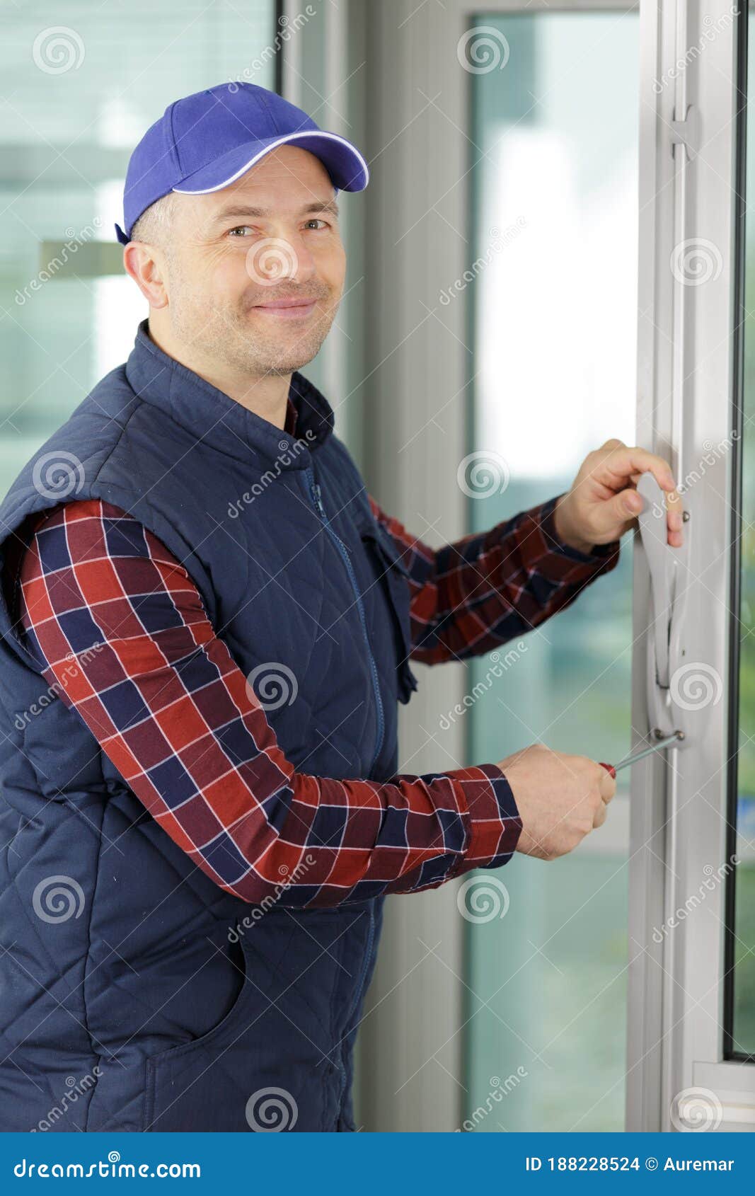 Window Installer Holding Window Stock Photos - Free & Royalty-Free ...