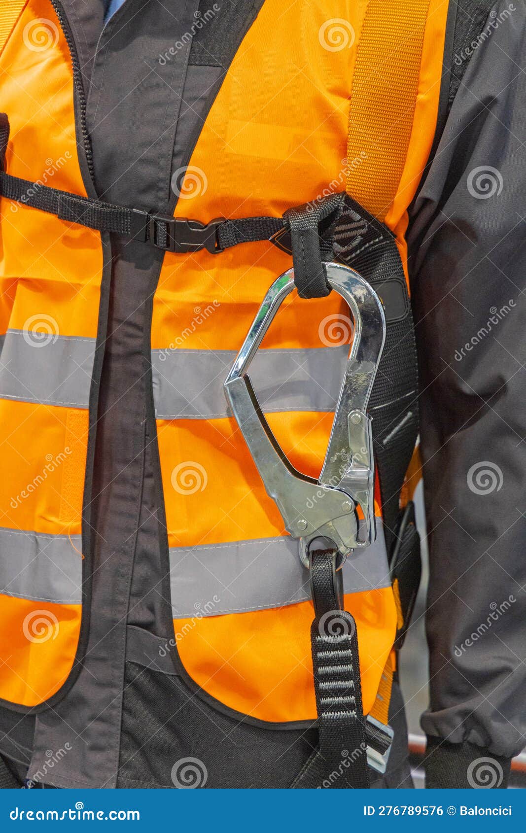 Construction Worker Hook Harness Stock Photo - Image of wear ...