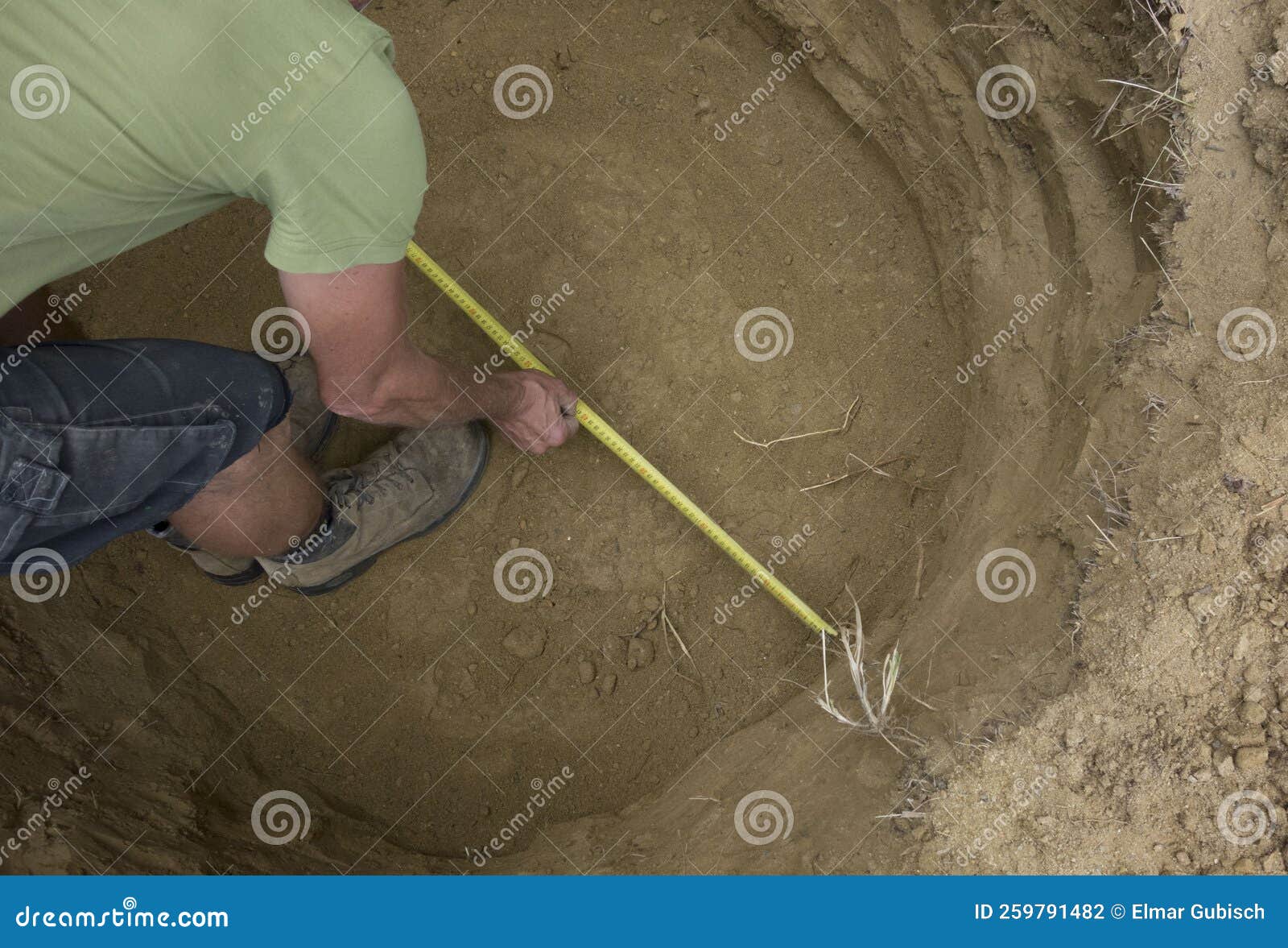 Construction Worker in Hydraulic Engineering Stock Photo - Image of ...