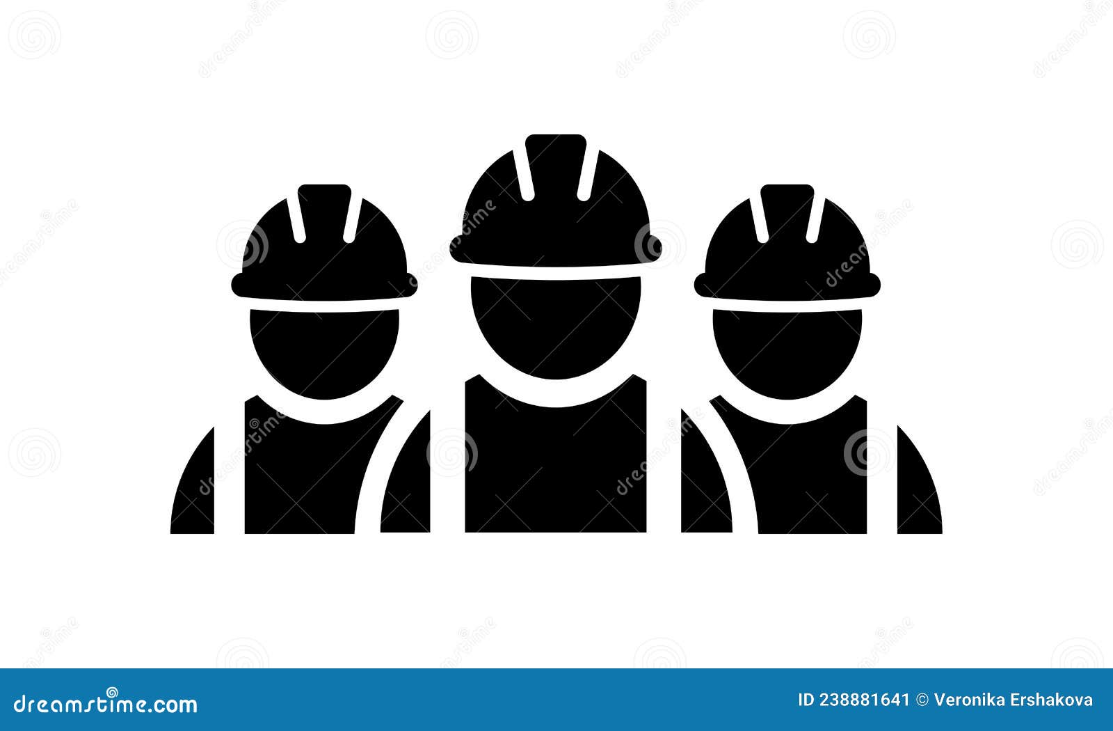 Construction Worker Icon. Building Contractor Stock Vector ...