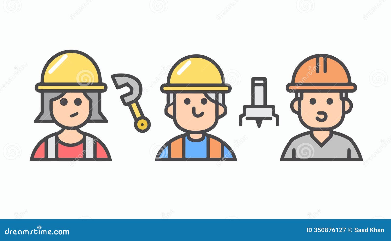 Professional Construction Worker Icon for Industry Usage Stock ...