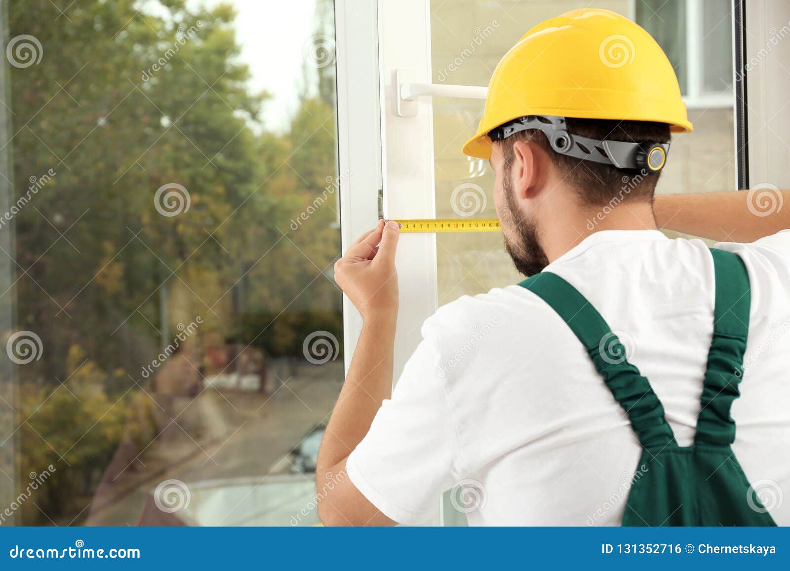 Construction Worker Installing New Window Stock Photo - Image of mature ... Construction Worker Installing New Window Stock Photo - Image of mature ...