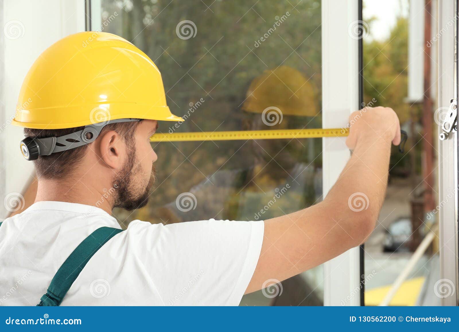 Construction Worker Installing New Window Stock Photo - Image of house ... Construction Worker Installing New Window Stock Photo - Image of house ...