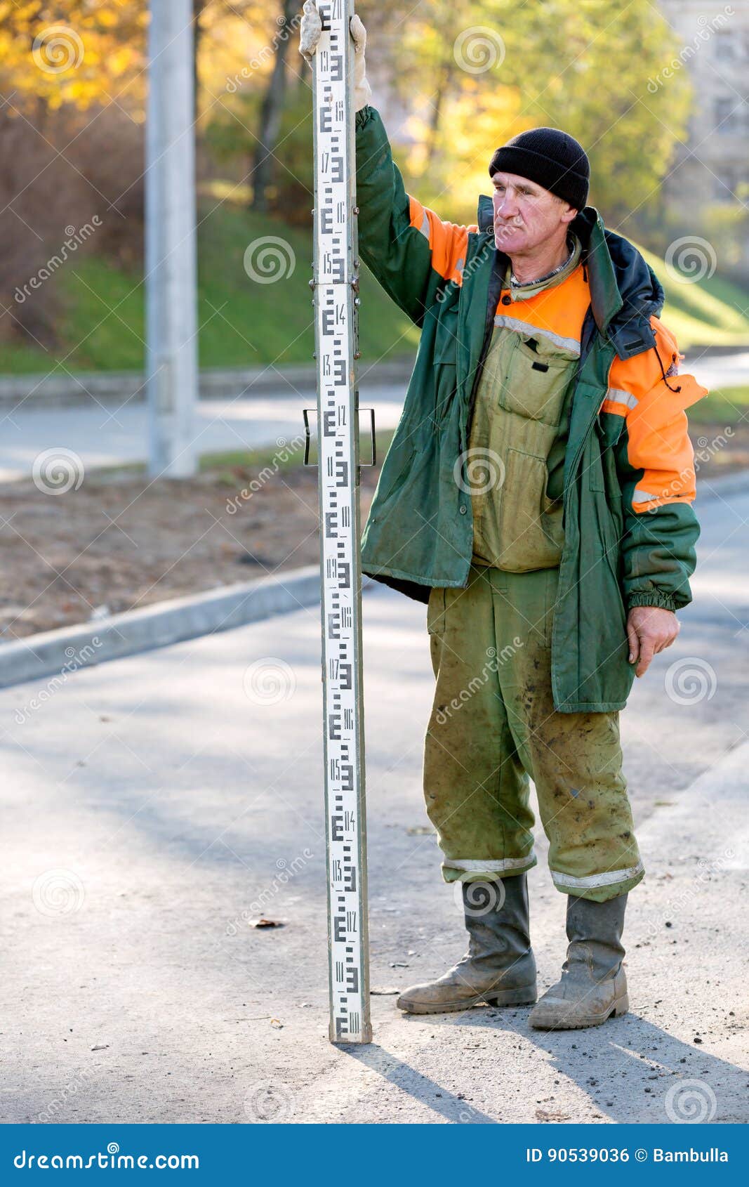 Construction worker stock photo. Image of position, angulation - 90539036