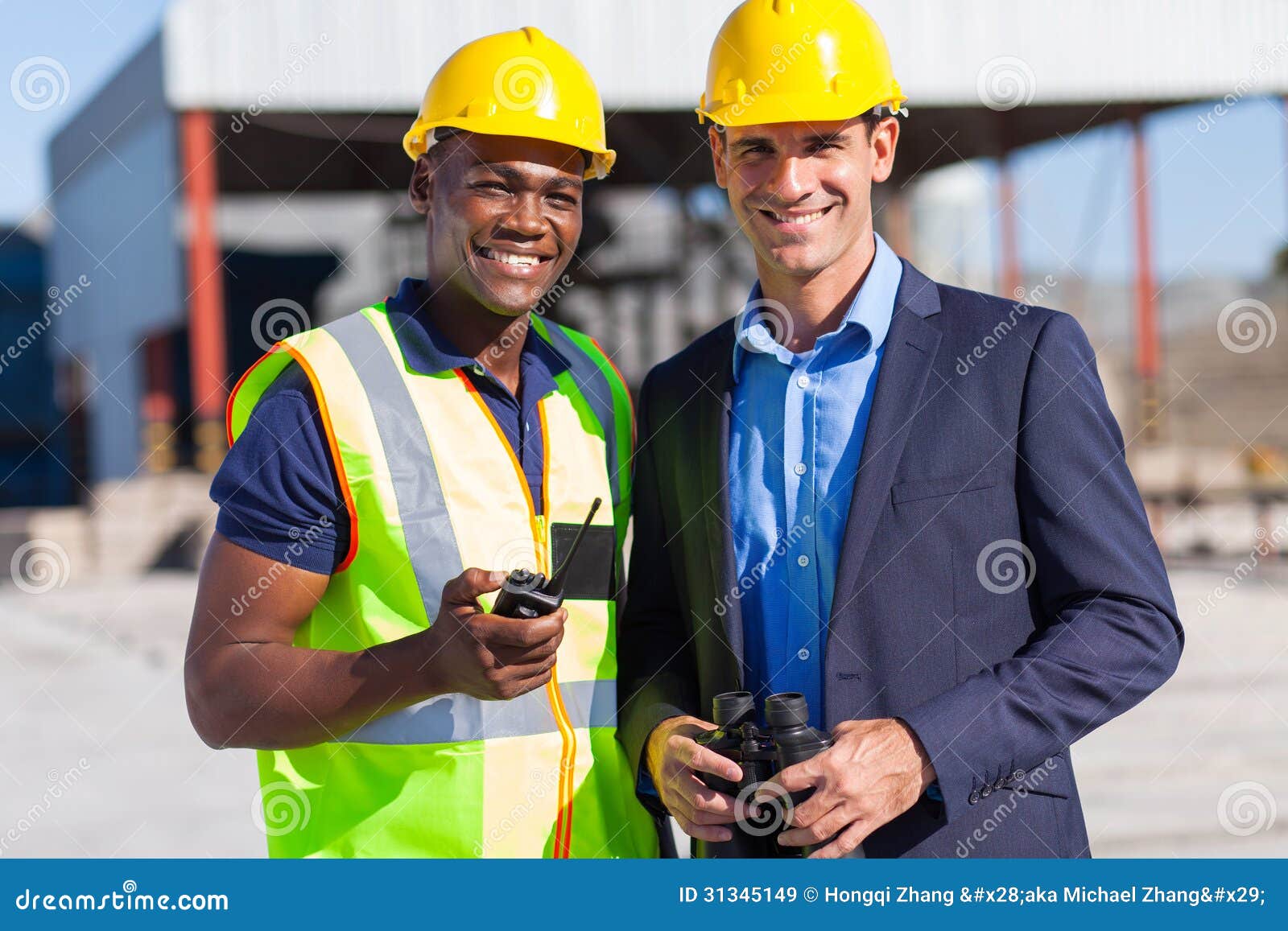 Construction Worker Manager Stock Image - Image of industrial, adult ...