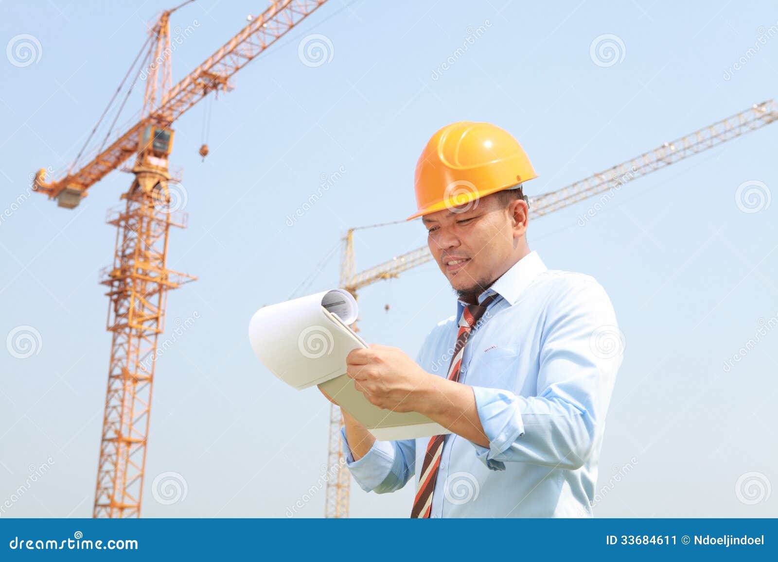Construction worker stock image. Image of male, industrial - 33684611