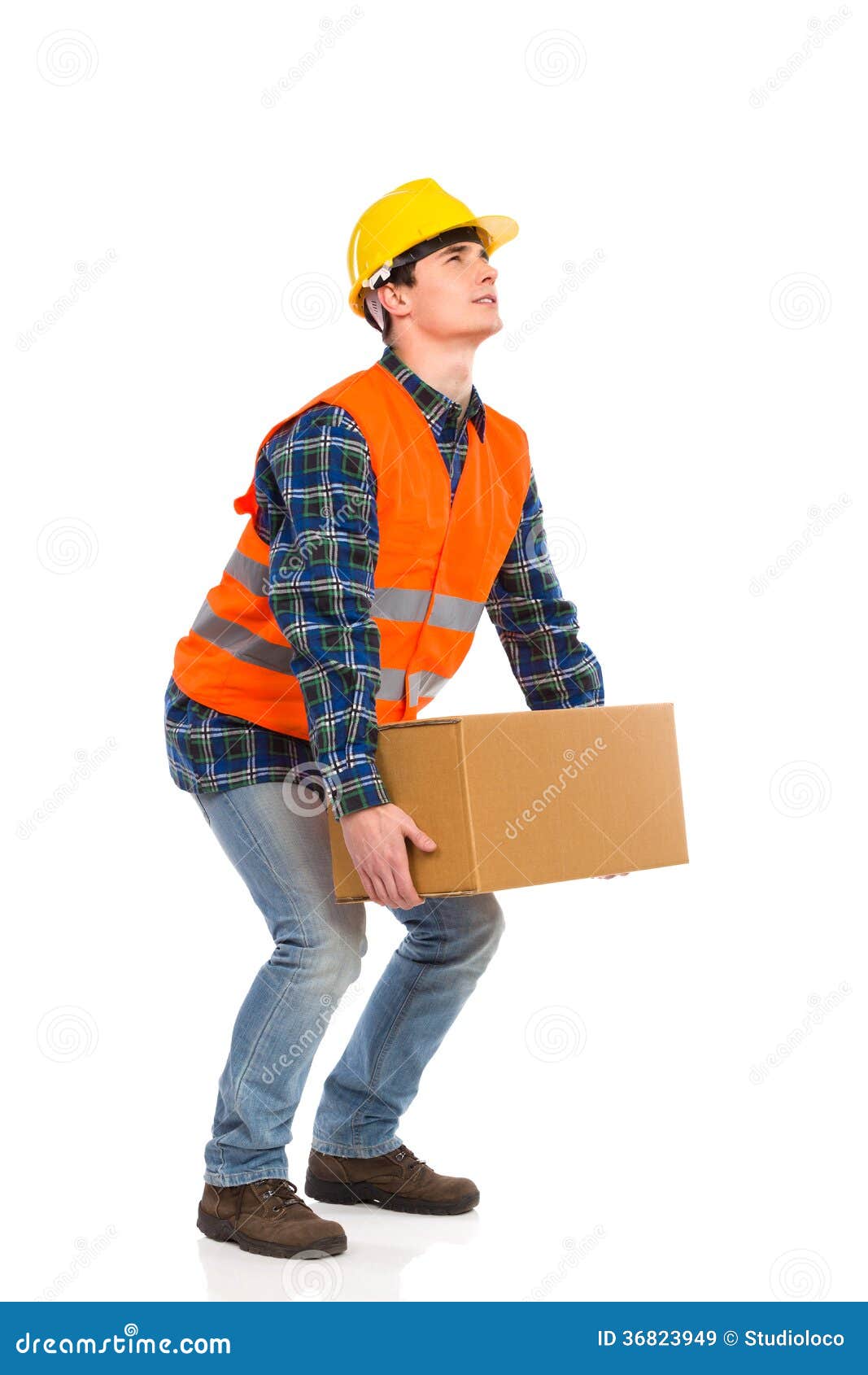 145 Construction Worker Full Length Back Stock Photos - Free & Royalty ...
