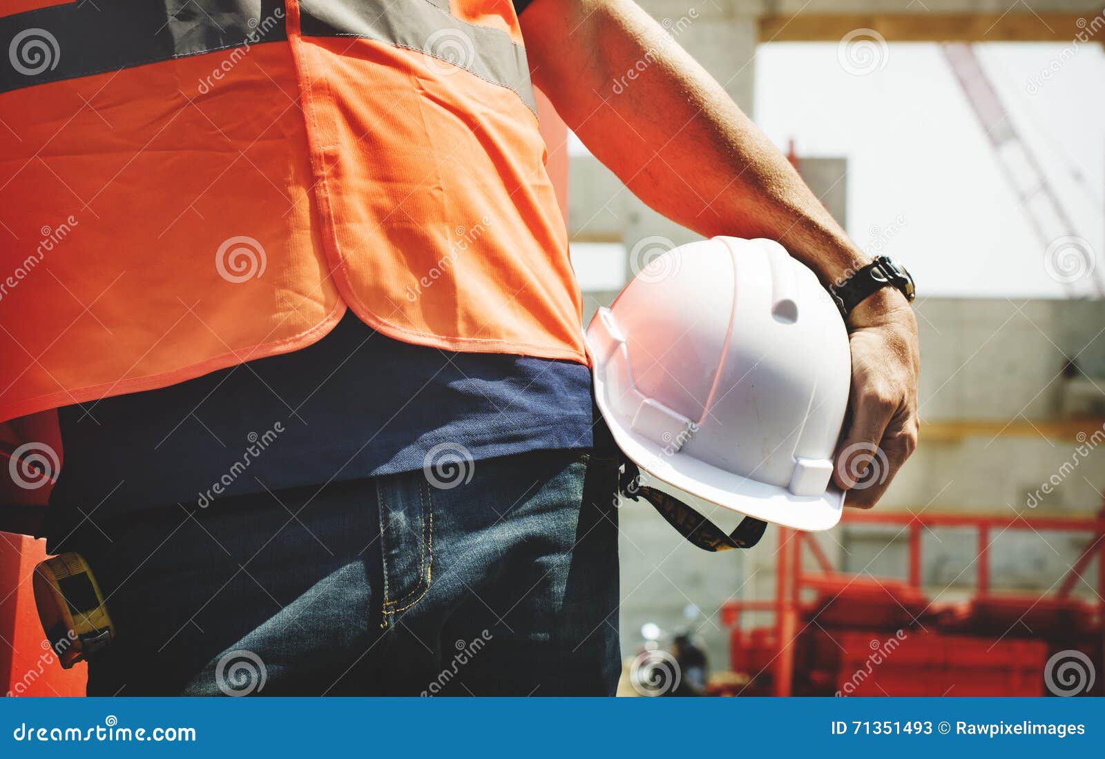 Construction Worker Planning Constractor Developer Concept Stock Image ...
