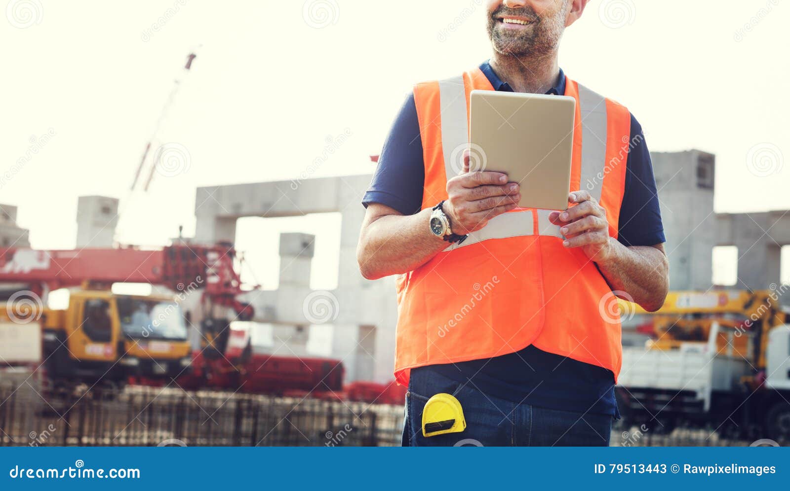 Construction Worker Planning Contractor Developer Concept Stock Image ...