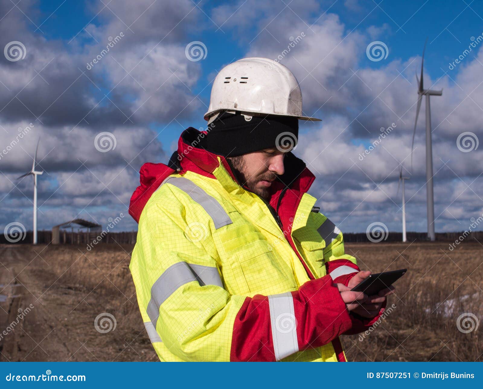 Construction Worker Planning Developer Concept. Construction Specialist ...