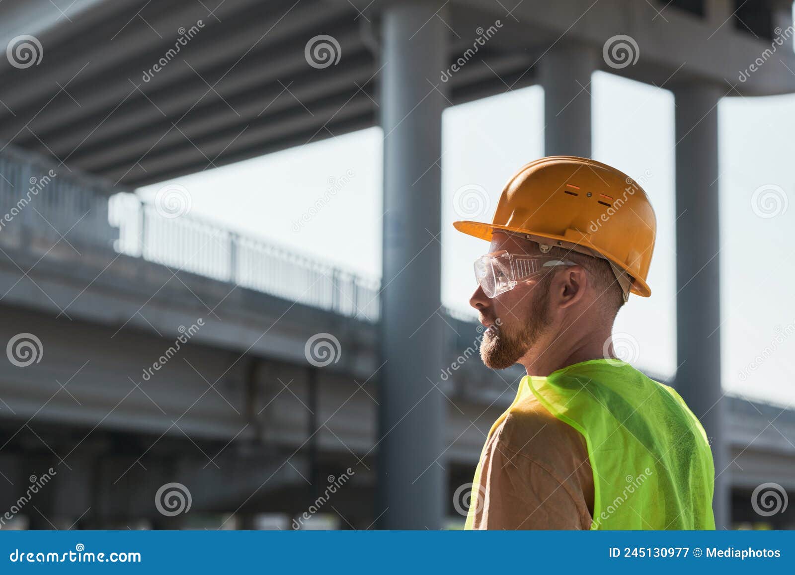 Construction Worker Profile Stock Image - Image of expertise, adult ...