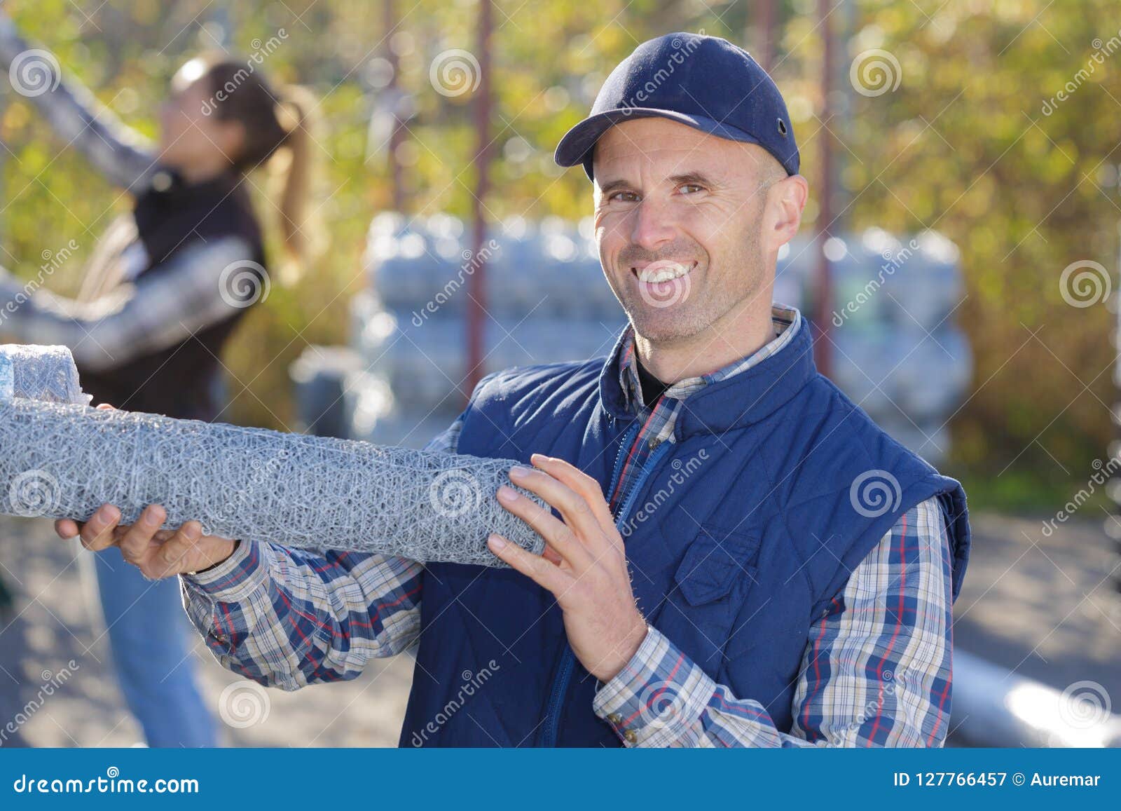 Construction Worker Ready for Job Stock Image - Image of professional ...