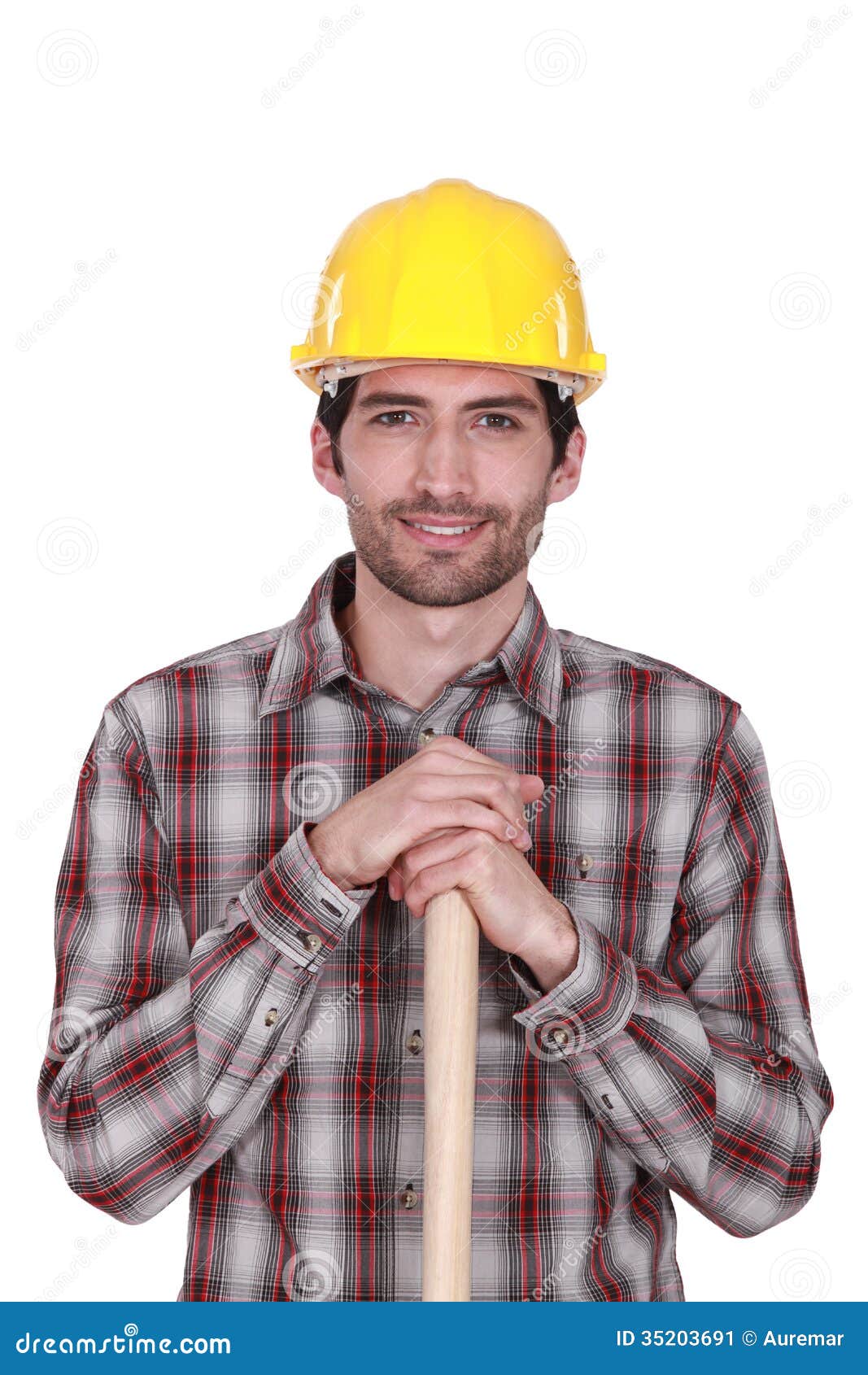 Construction worker stock image. Image of technology - 35203691