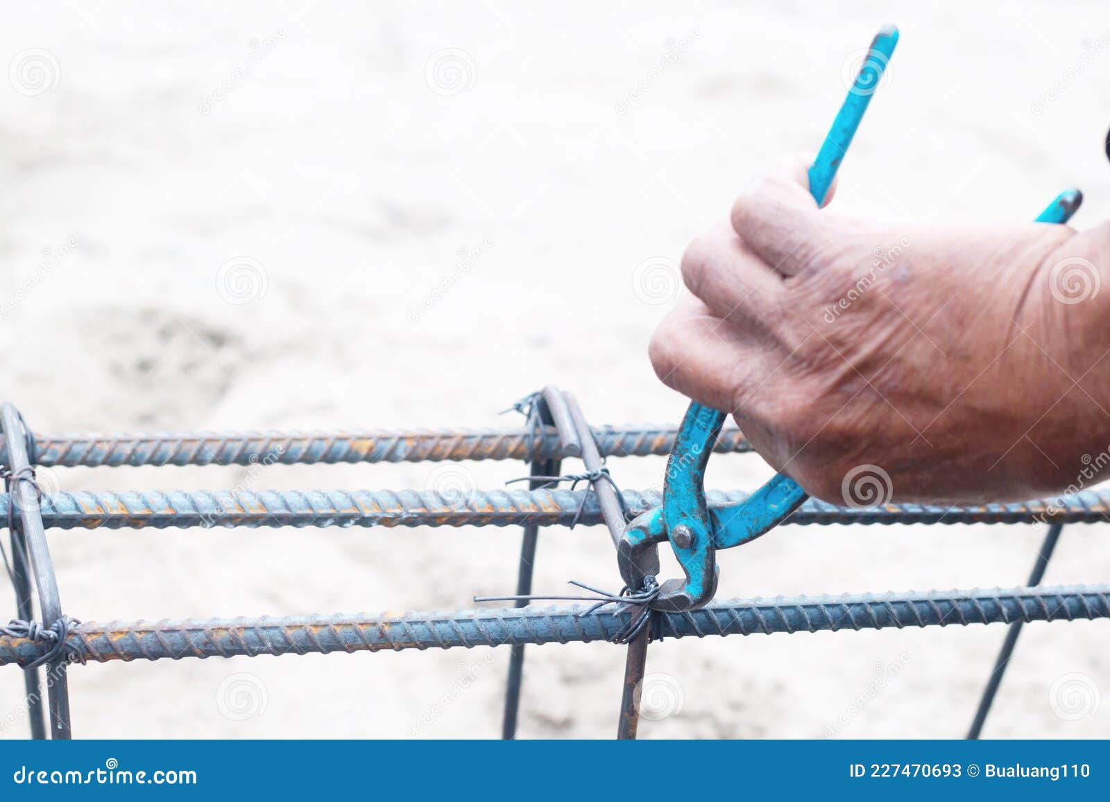 Construction Worker with a Rope Stock Image - Image of hand, male ...