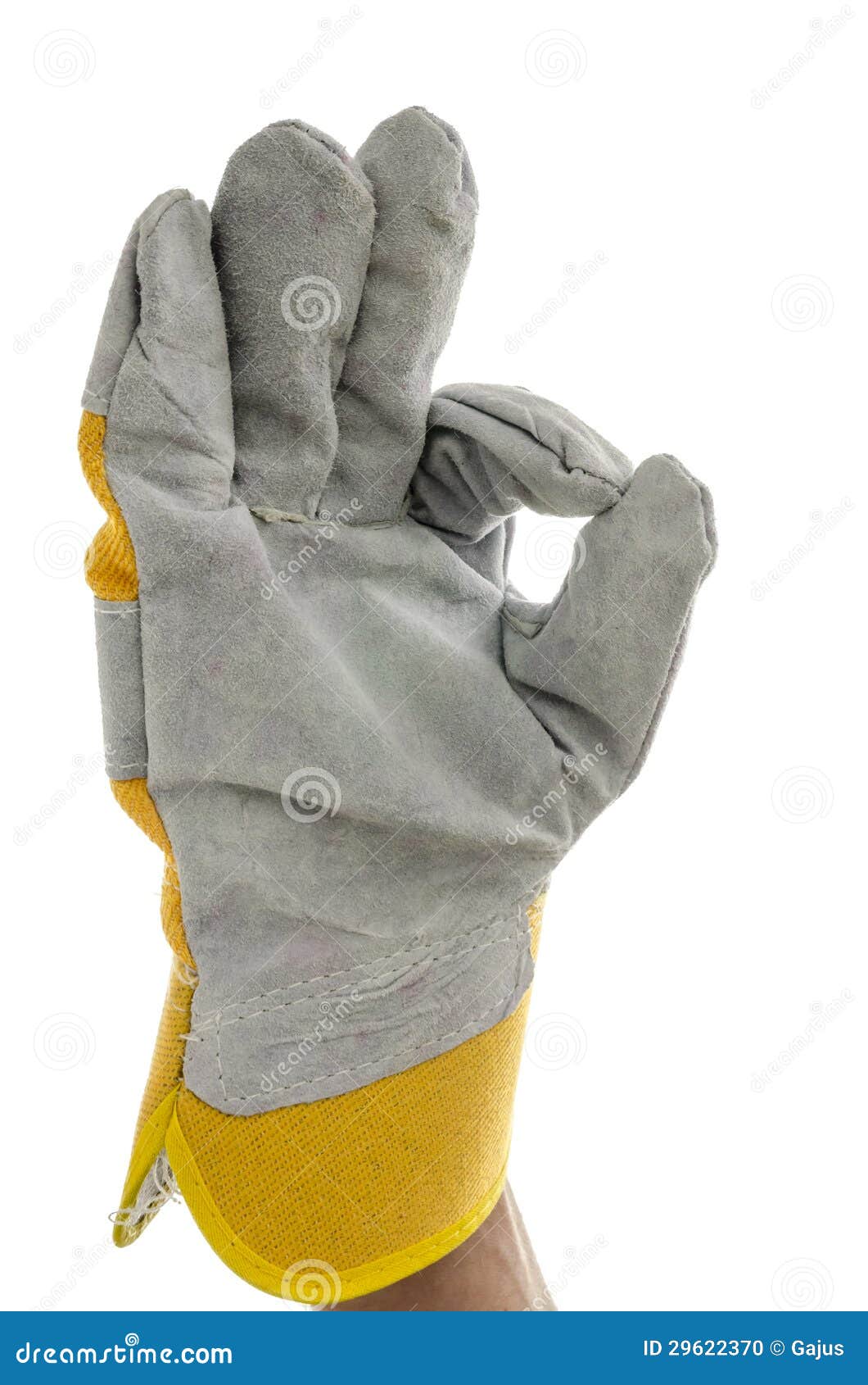 Construction Worker Showing an Ok Sign Stock Photo - Image of ...