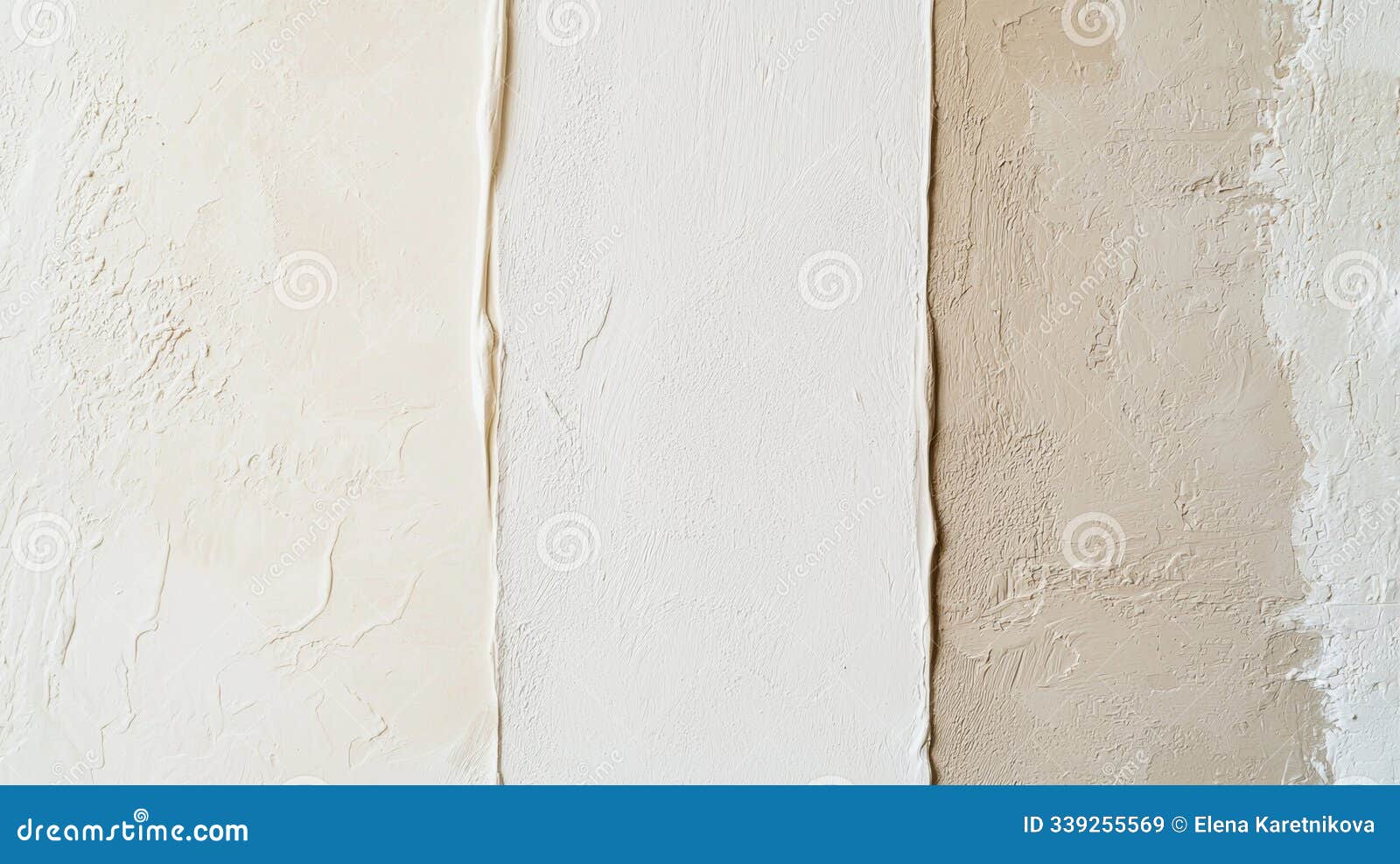 Construction Worker Smoothly Applies Plaster on a Wall, Creating a ...