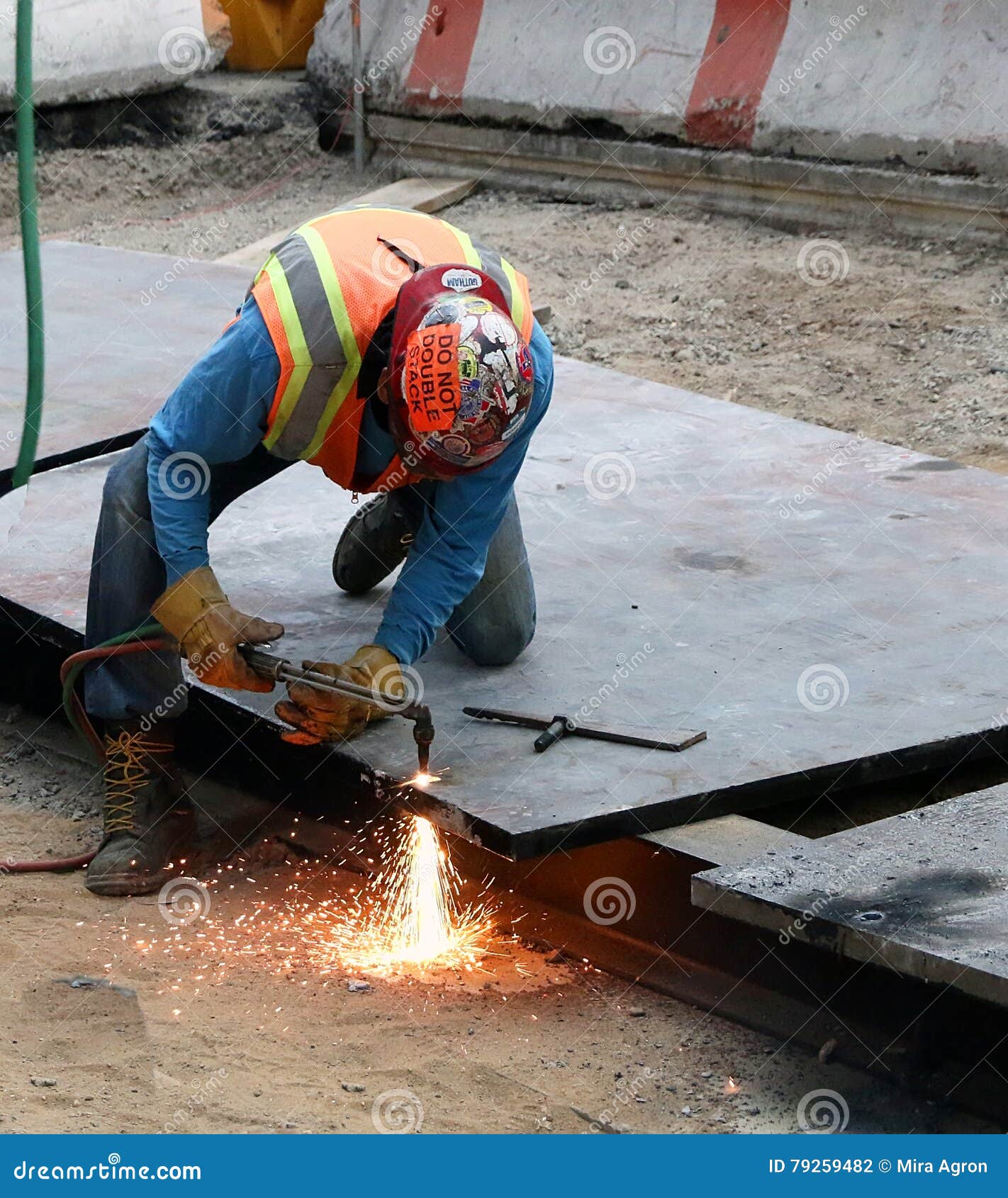 Construction worker editorial photography. Image of laborer - 79259482