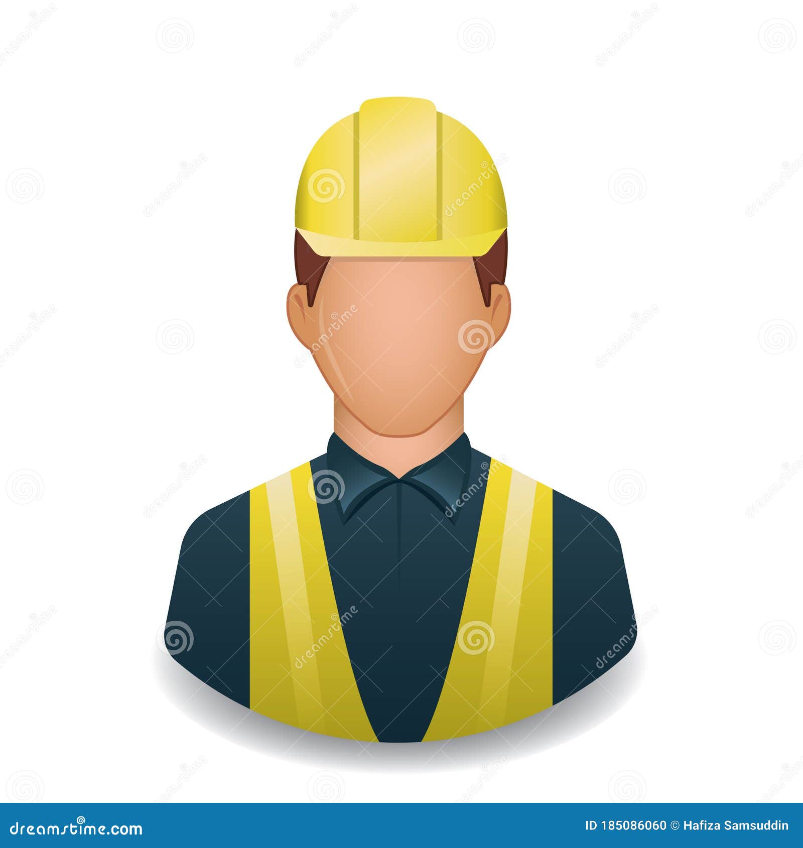 Construction Worker. Vector Illustration Decorative Design Stock Vector ...