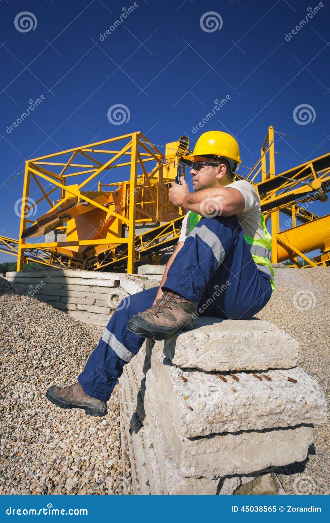Construction worker stock image. Image of crane, building - 45038565