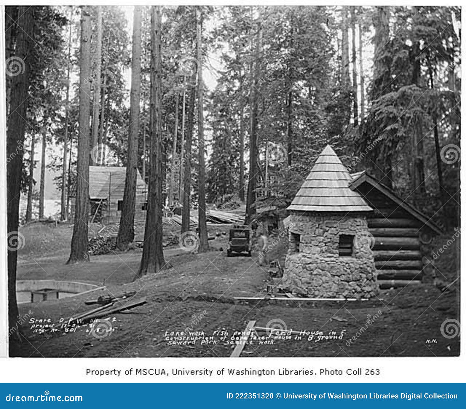 Construction Workers Building A Caretaker's House Picture. Image: 222351320