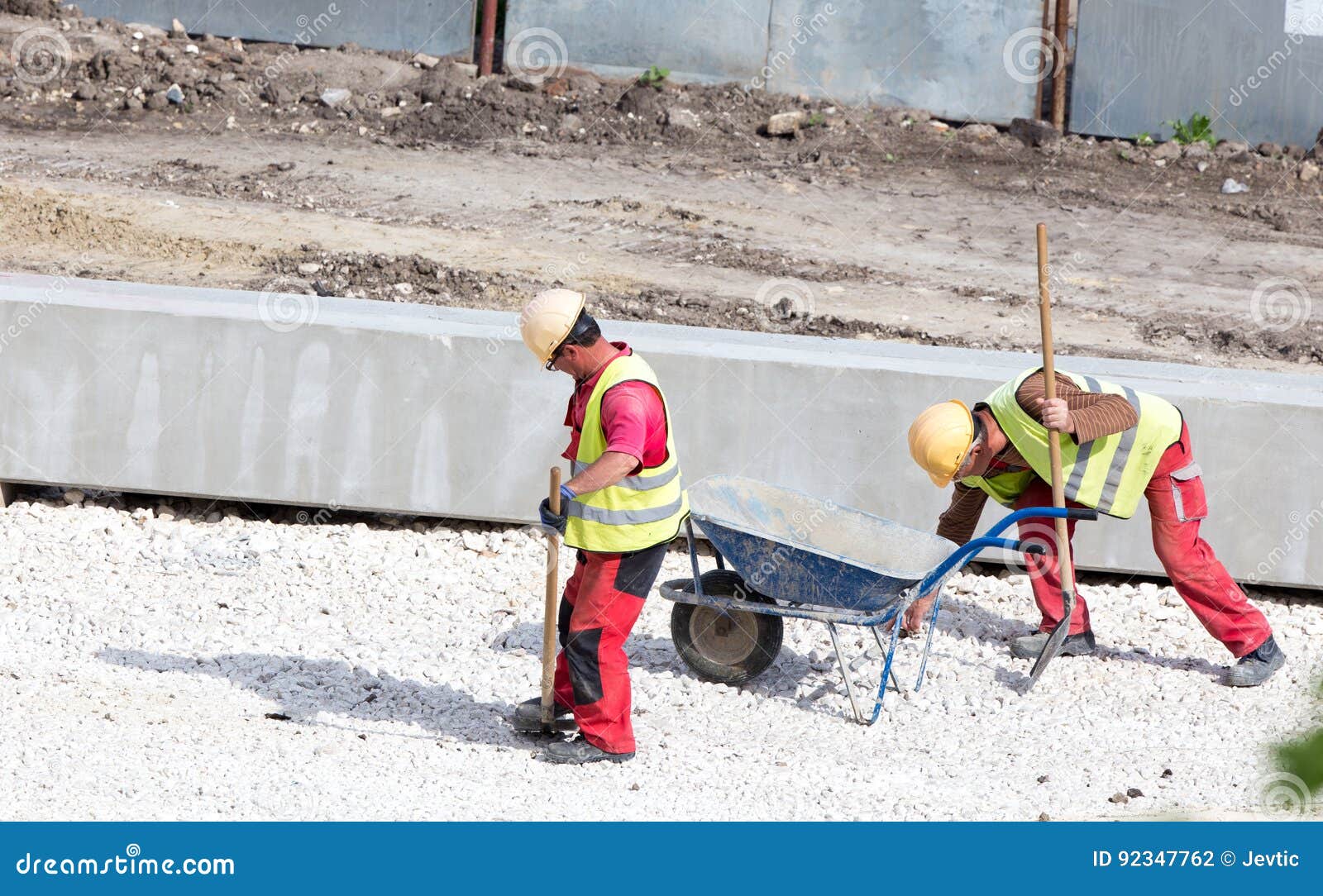 Construction Workers at Building Site Editorial Photography - Image of ...