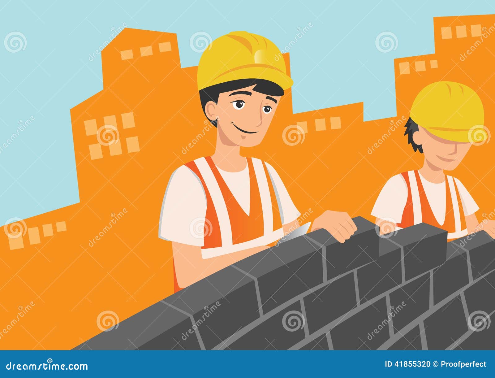Construction Formwork Line Outline Icon Cartoon Vector | CartoonDealer ...