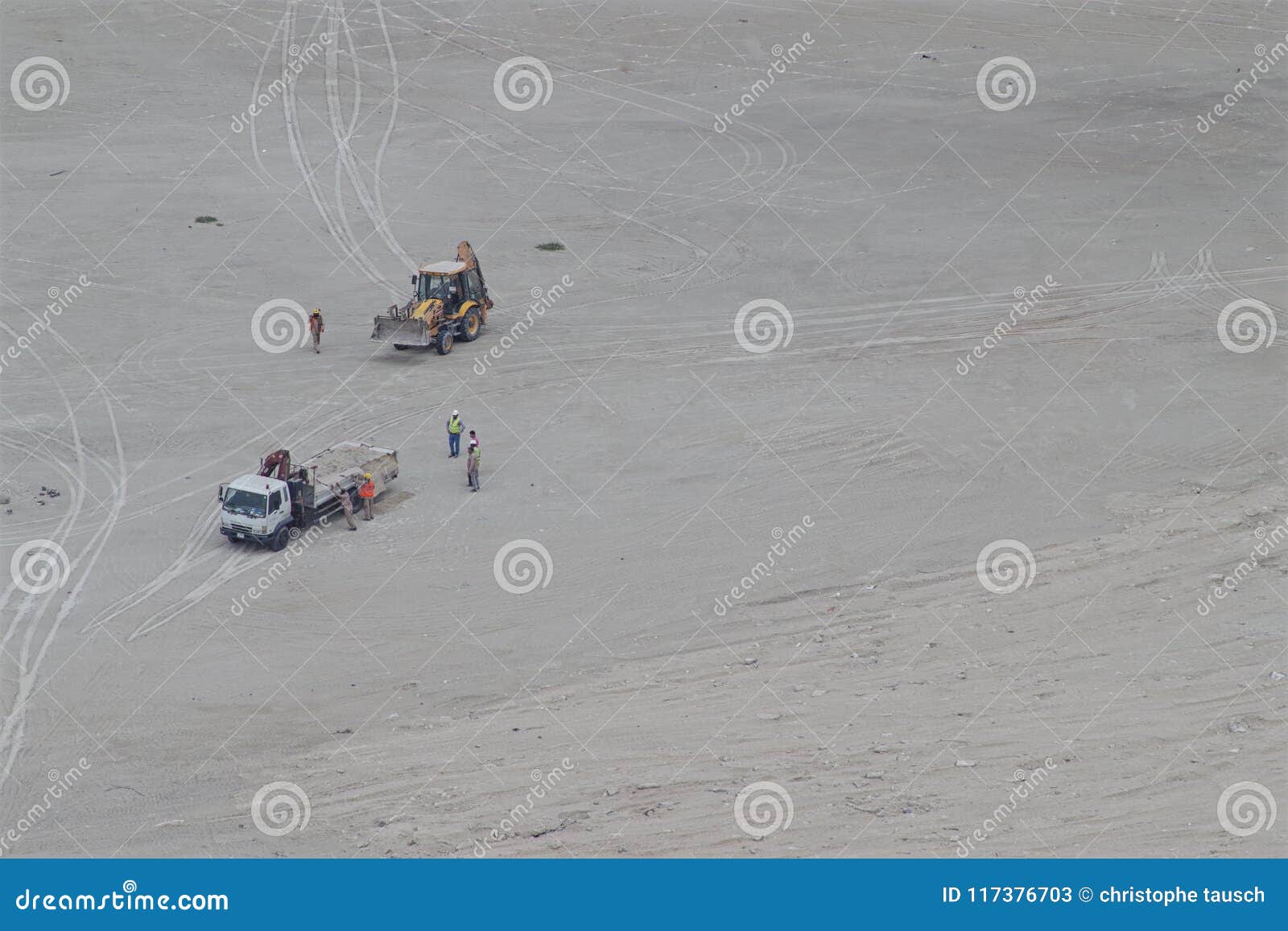 Pollution from a Construction Site. Editorial Stock Photo - Image of ...
