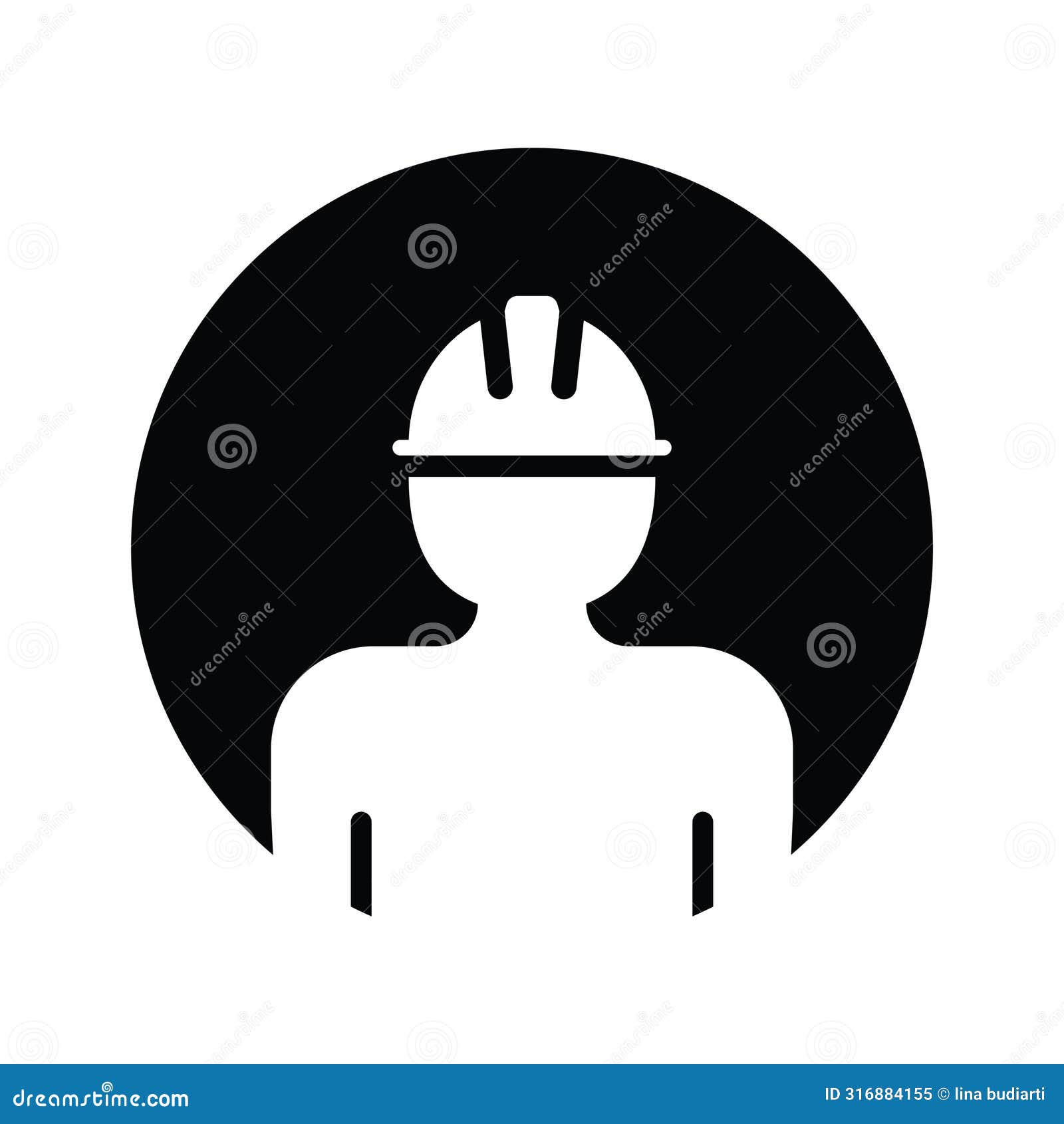 Construction workers icon stock vector. Illustration of contractor ...