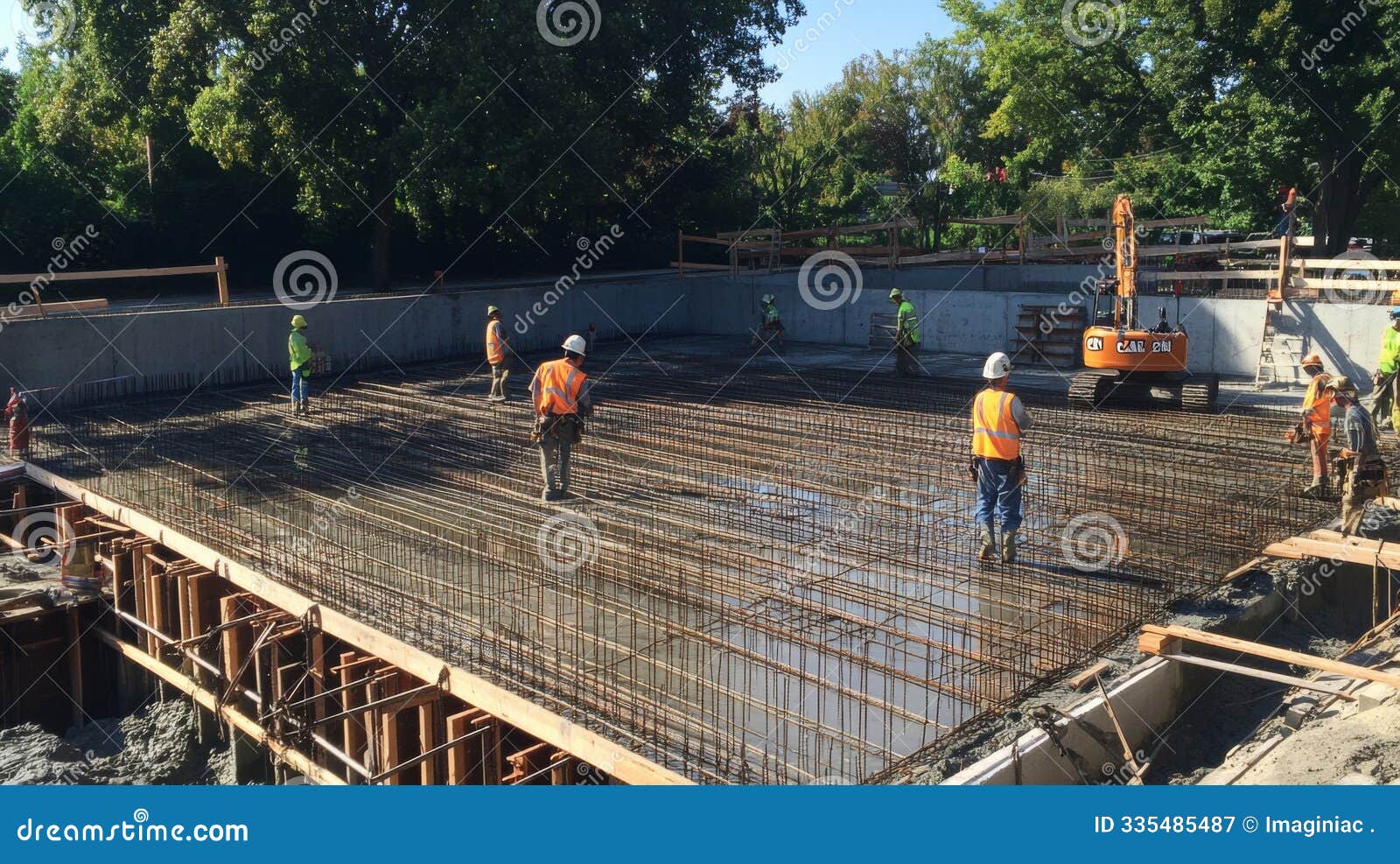 Rebar Reinforcement Abstract Concept Vector Illustration ...