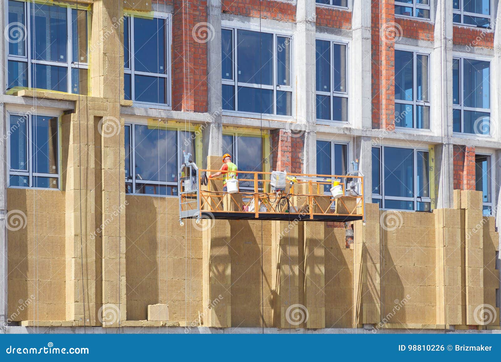 External Wall Insulation System or EWIS Mineral Wool for Energy Saving ...