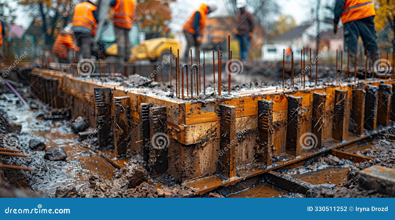 Rebar And Formwork For Beam And Column Stock Photography ...