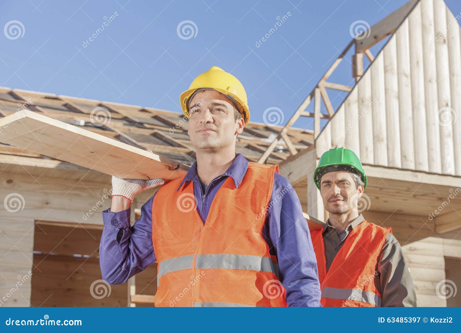 Construction Workers Outdoors Stock Image - Image of outdoors ...