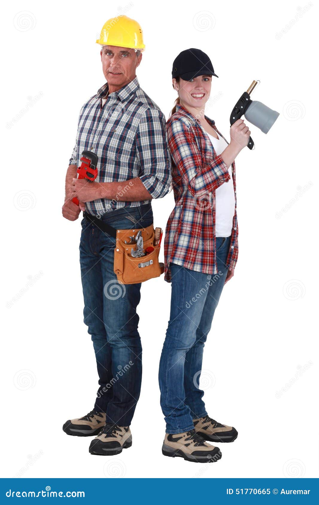 Construction workers stock image. Image of industry, designer - 51770665