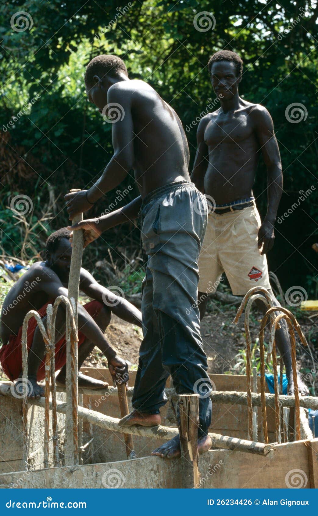 Construction Workers in Uganda Editorial Photo - Image of ugandan ...