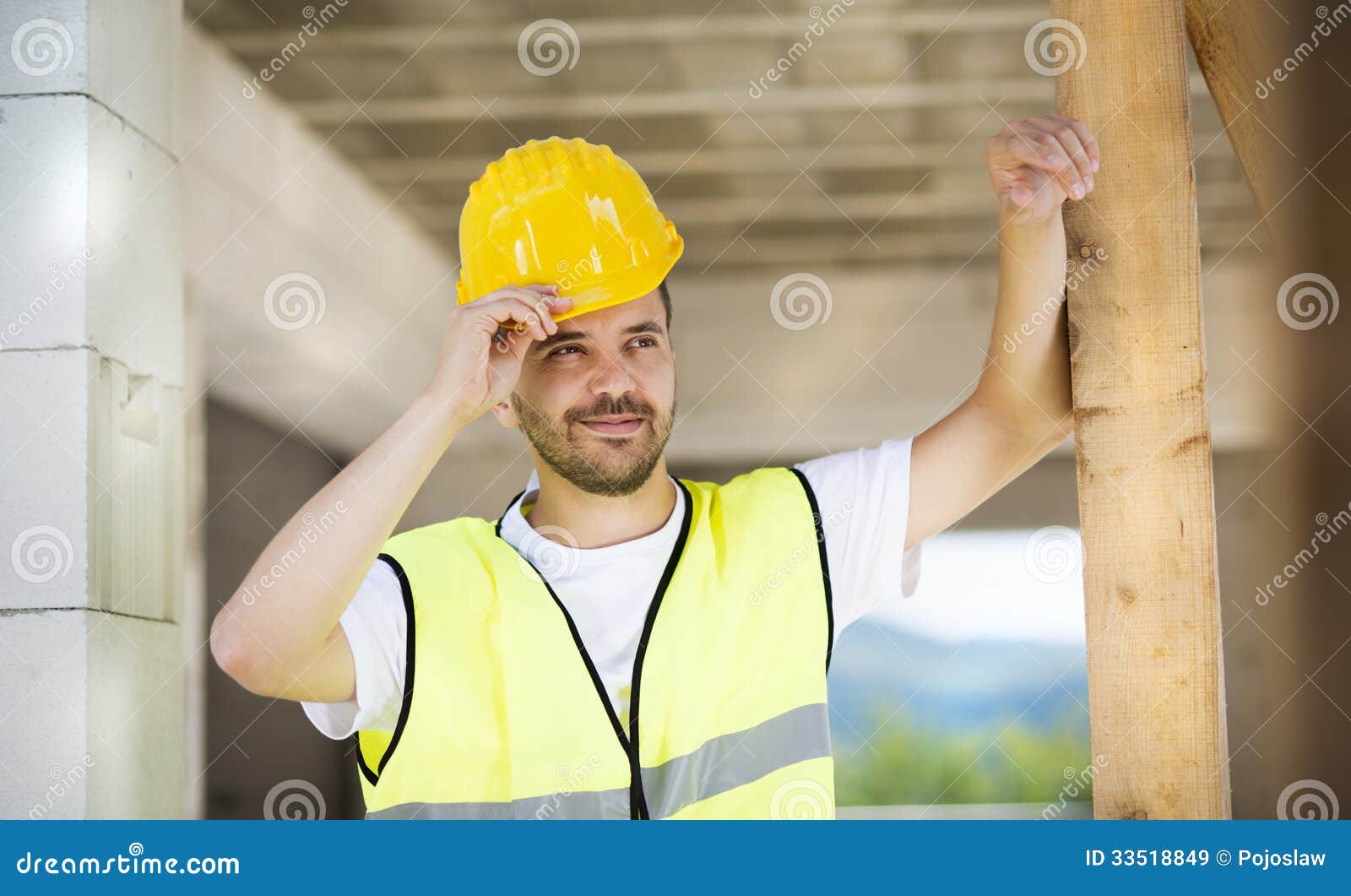 Construction workers stock image. Image of builder, hardhat - 33518849