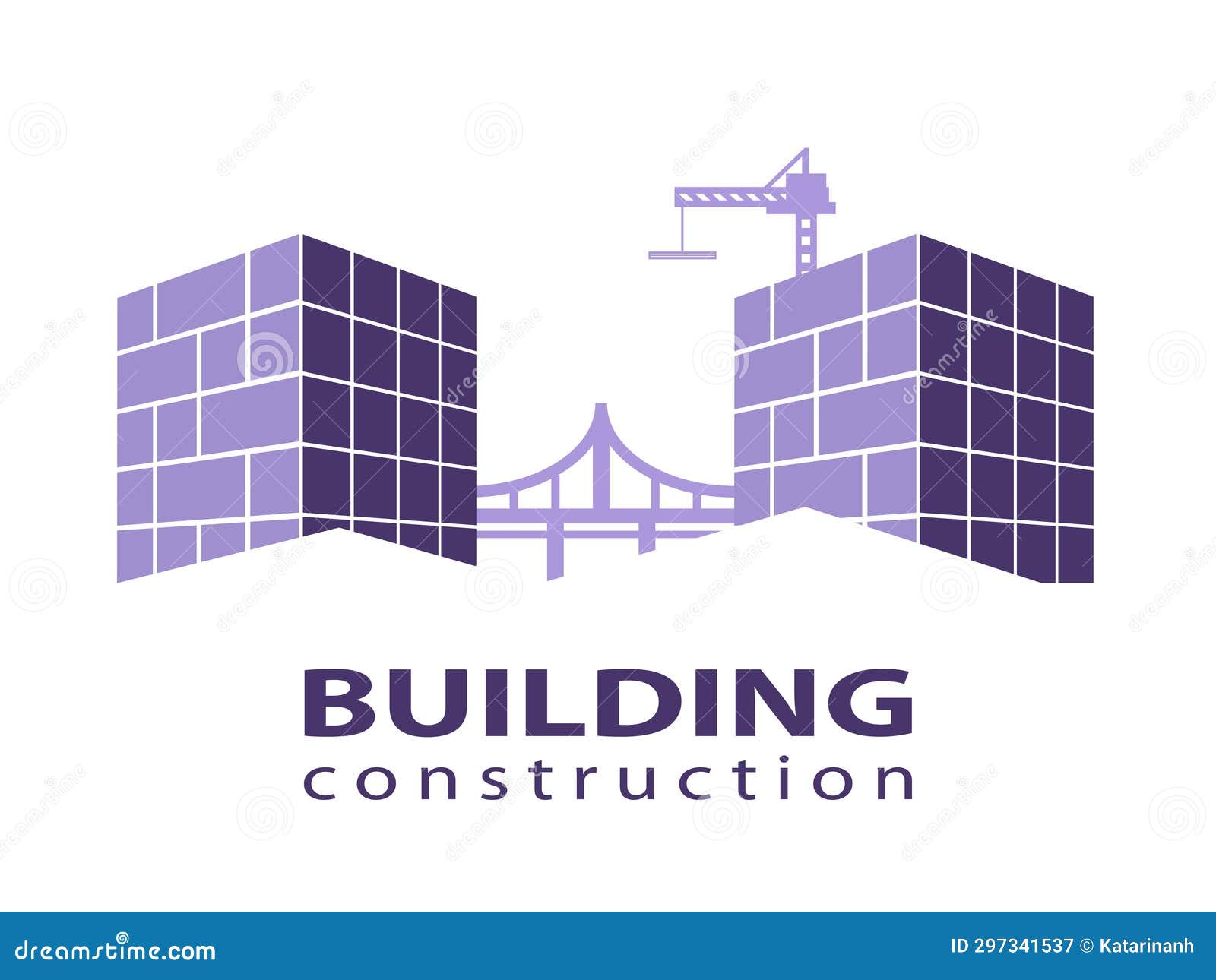 Construction Working Industry Concept. Building Construction Logo in ...
