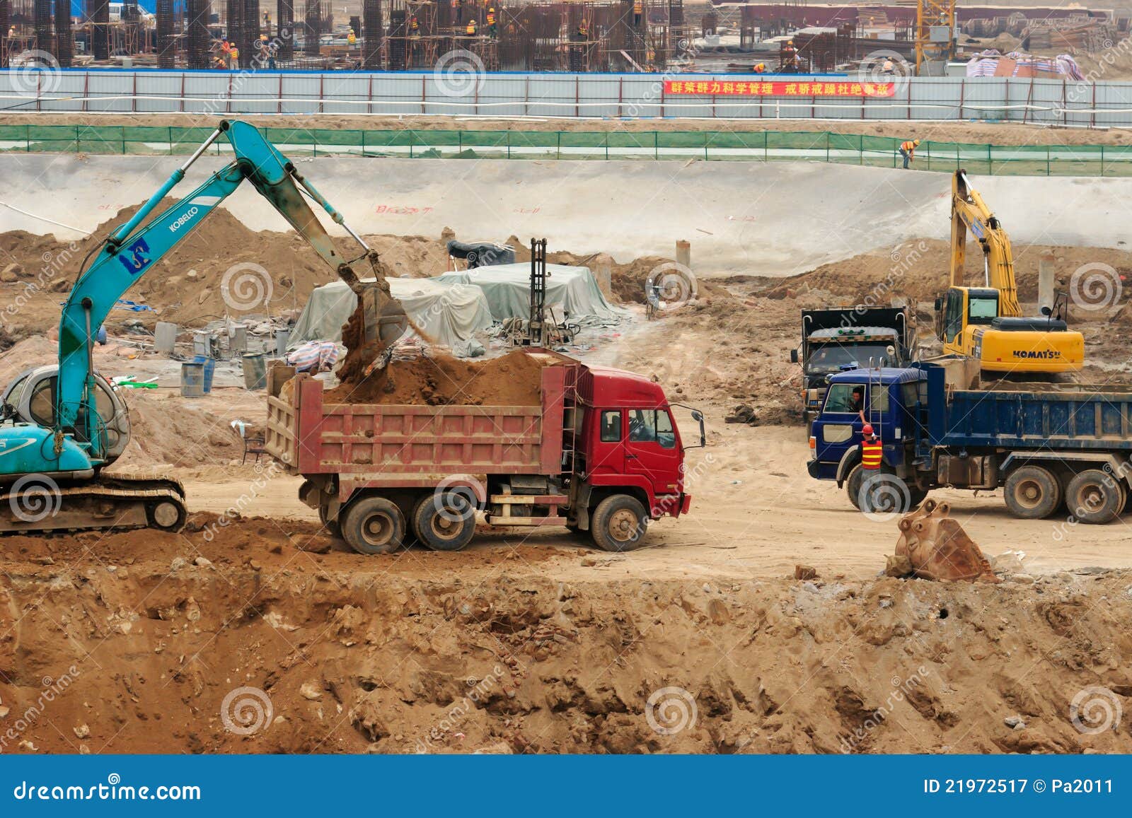 Construction works editorial photography. Image of construct - 21972517