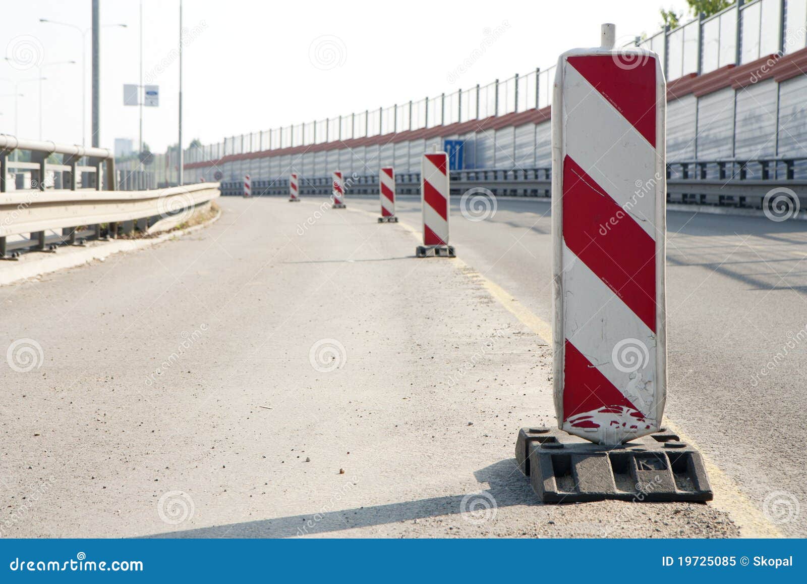 Construction Works on Highway Stock Image - Image of construction, site ...