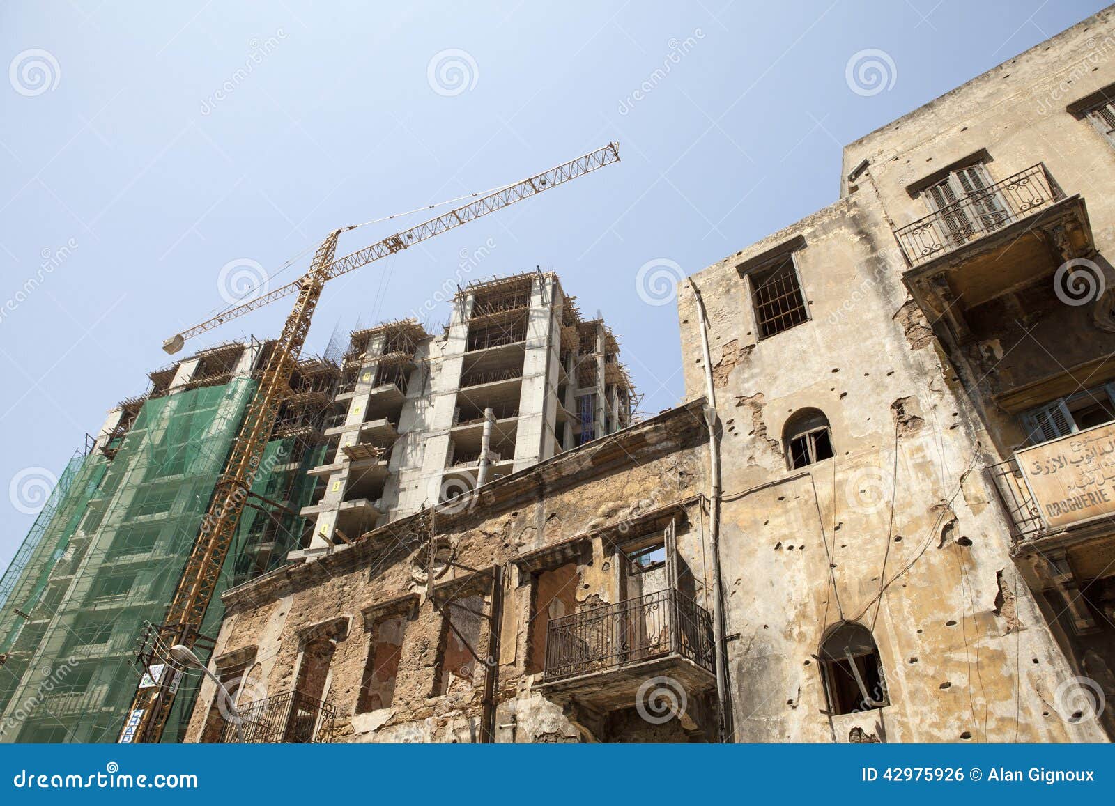 Construction Works, Lebabon Editorial Photo - Image of architecture ...