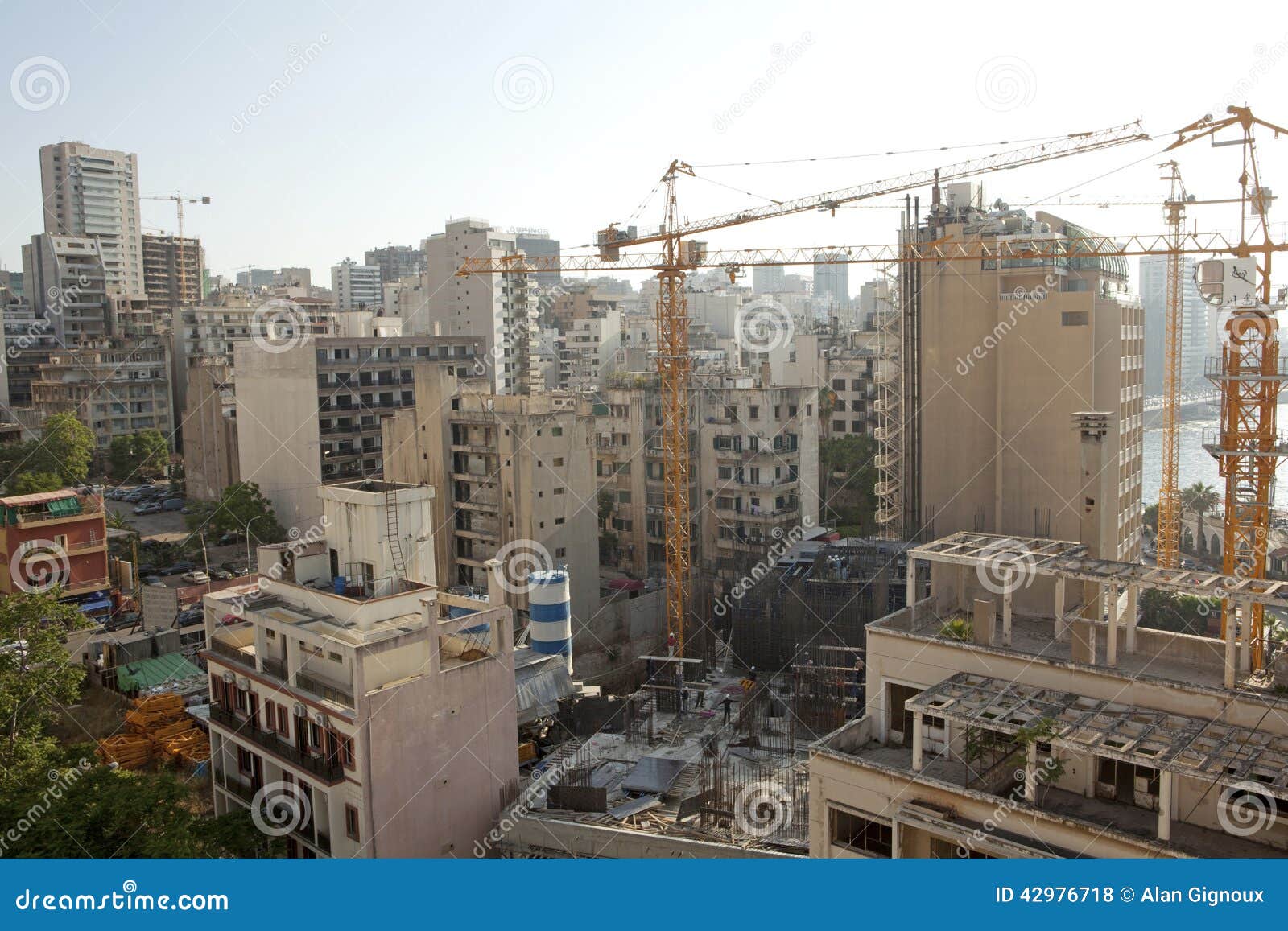 Construction Works, Lebabon Editorial Stock Photo - Image of works ...