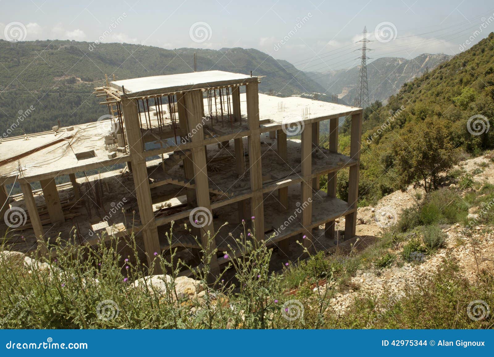 Construction Works, Lebanon Editorial Stock Image - Image of lebanon ...