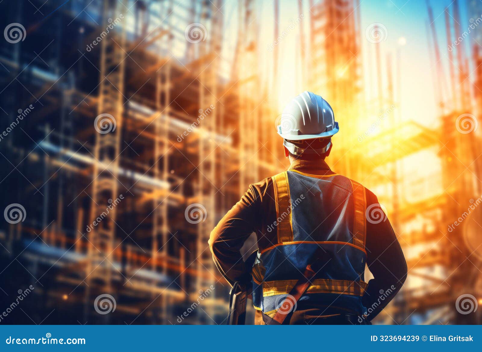 Construction Works, Structural Engineer, Foreman Worker, Stock ...