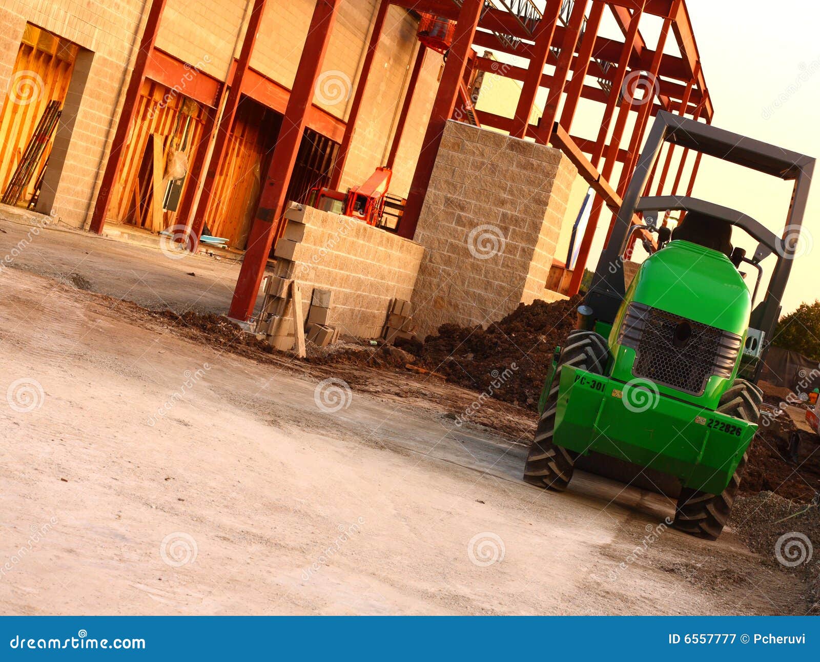 Construction Yard Picture. Image: 6557777