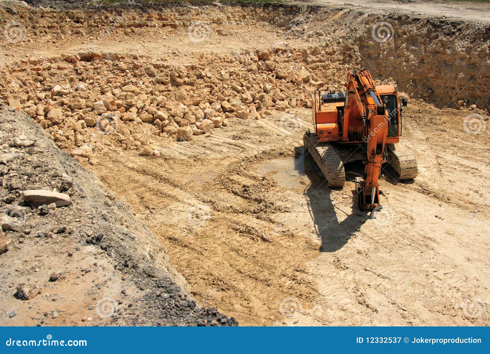 Construction zone stock image. Image of construction - 12332537