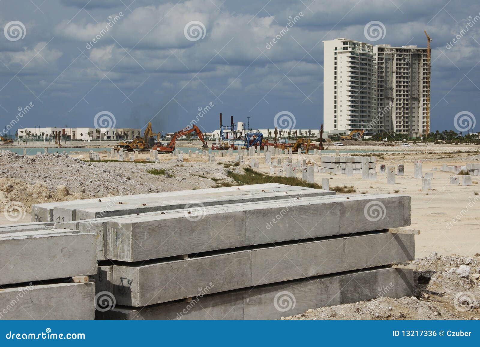 Construction zone stock photo. Image of civil, engineering - 13217336