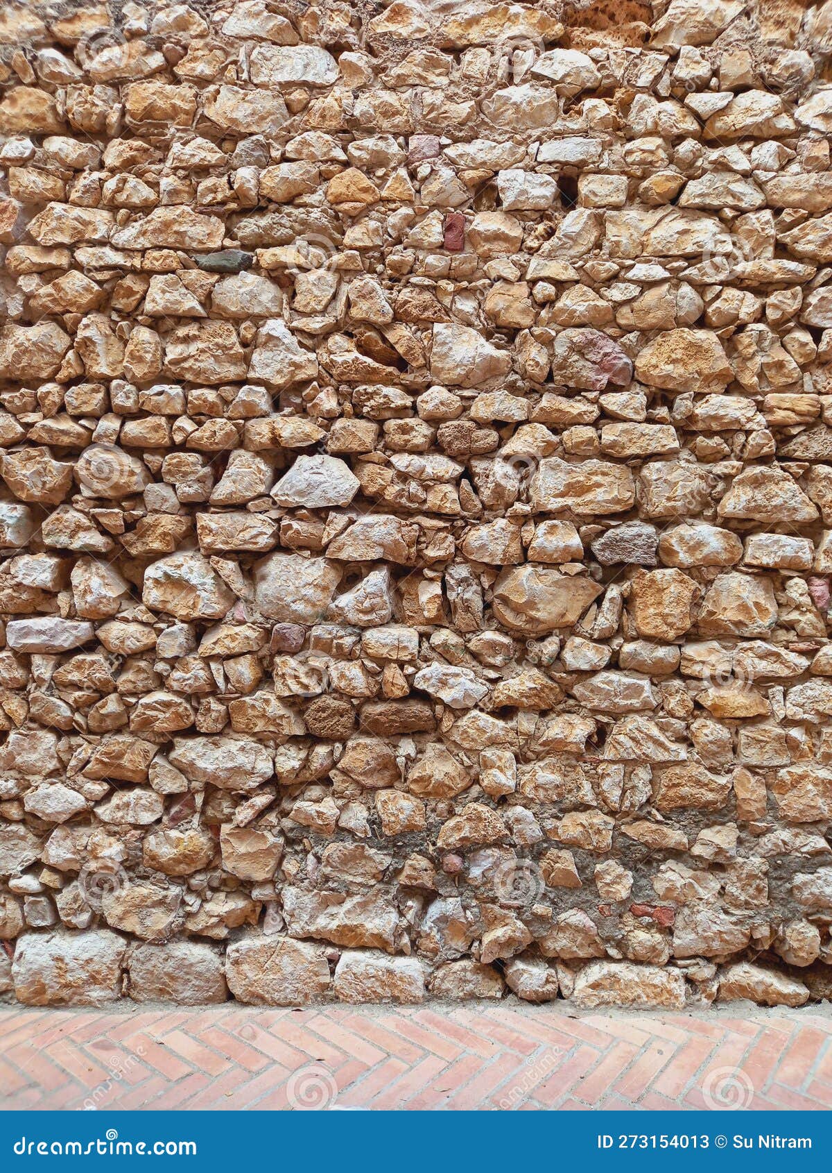 Old Wall of Stone and Mud. Rustic Stone Facade. Constructions and ...